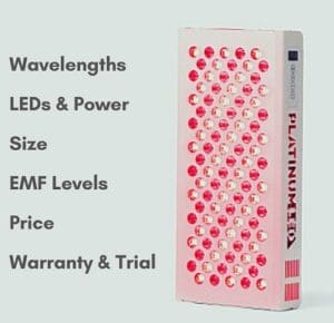 Platinum LED Therapy Lights Review (vs. Red Light Rising)